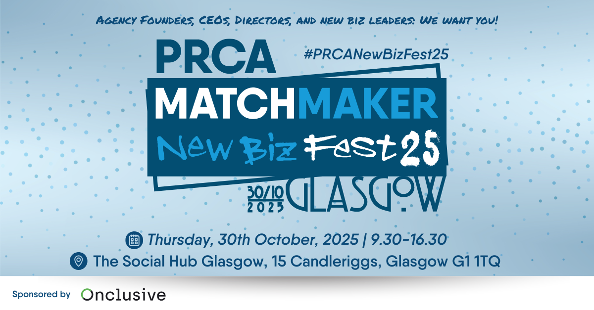 PRCA Matchmaker NewBizFest25 Glasgow | PRCA Global